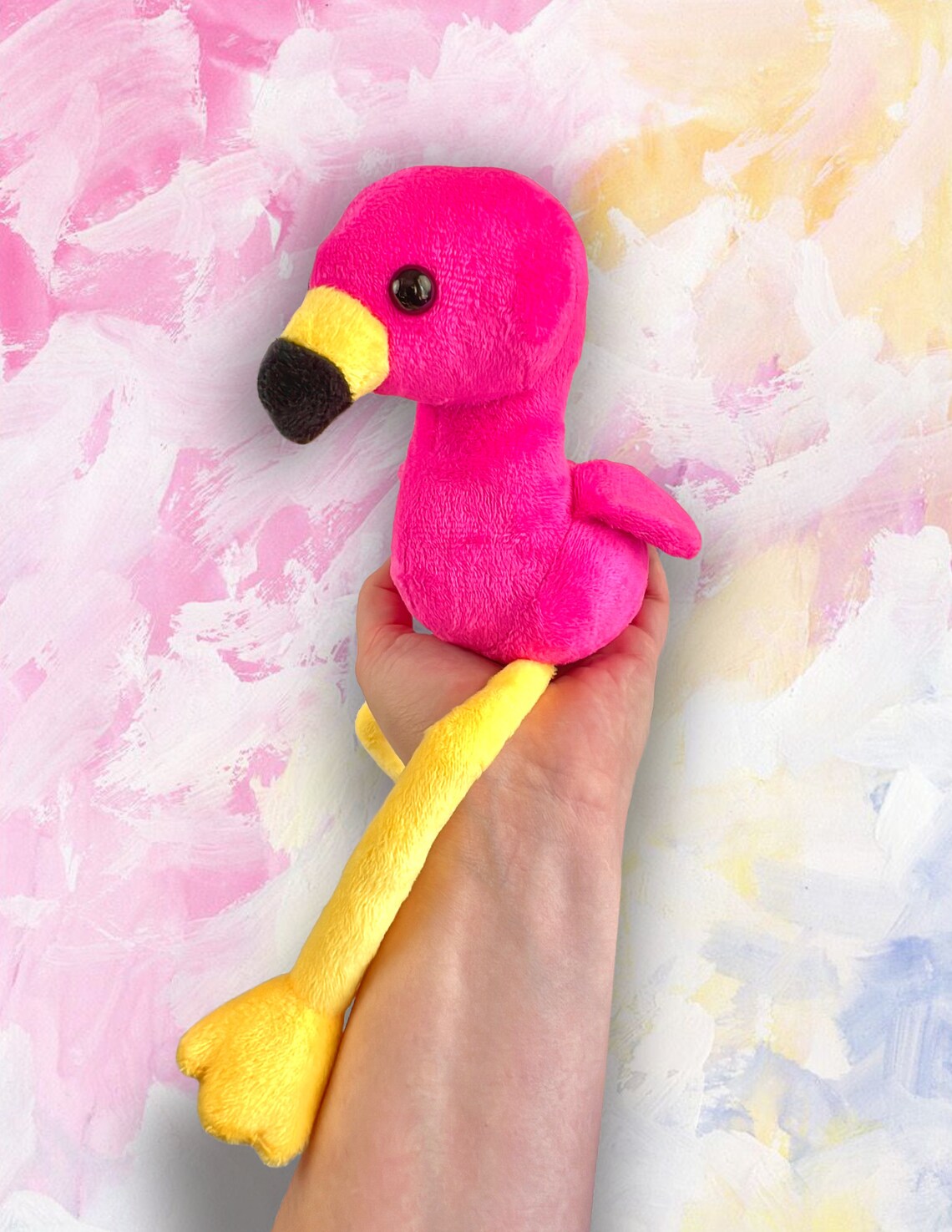 FLAMINGO Sewing Pattern Stuffed Animal DIY Bird Plush Toy - Etsy