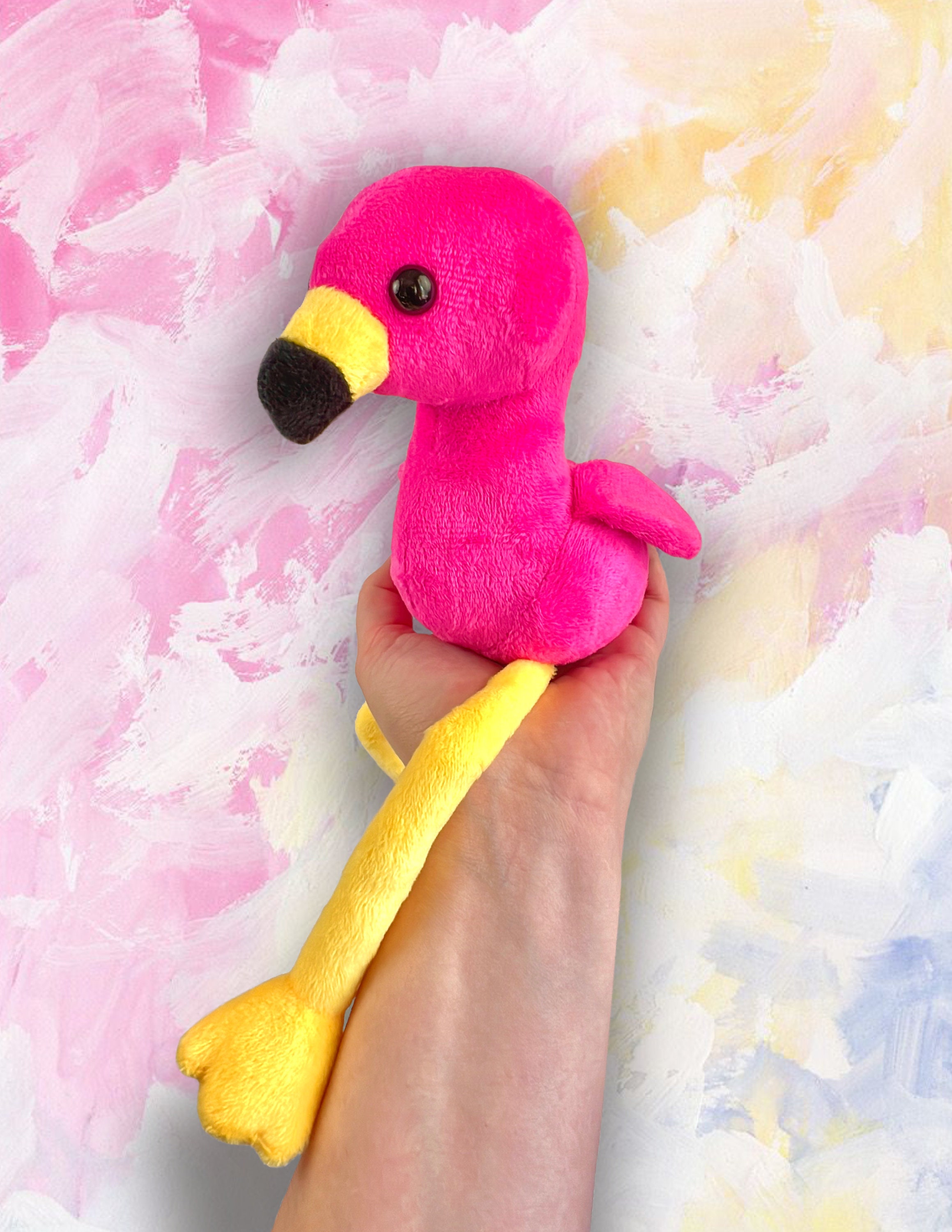 FLAMINGO Sewing Pattern Stuffed Animal DIY Bird Plush Toy Sewing ...