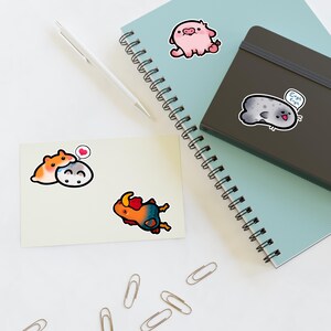 DERPY ANIMAL STICKERS 4 Sticker Sheet for Laptops, Notebooks, Water ...