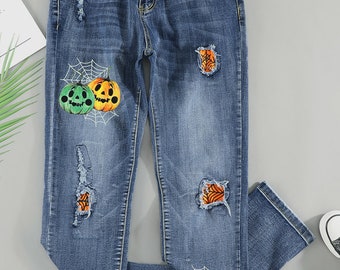 Halloween Jeans - Etsy
