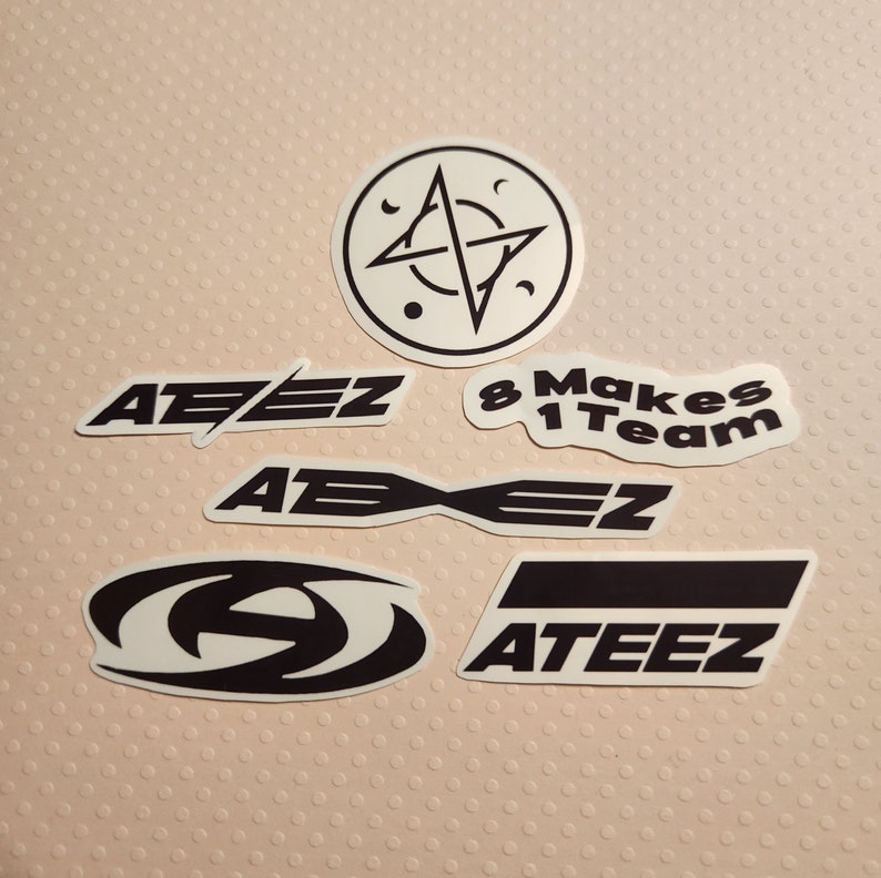 Ateez Logo Sticker Pack / Ateez Stickers / Ateez Logo / 8 - Etsy