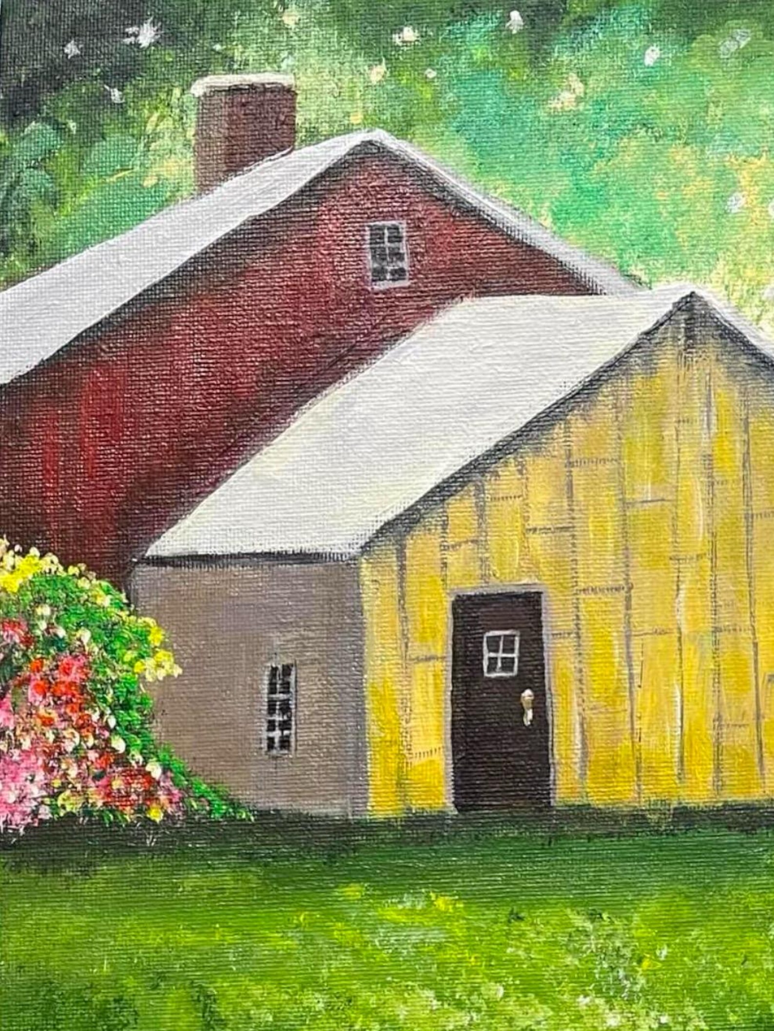 Acrylic “farm Boy” Hand Painted - Etsy