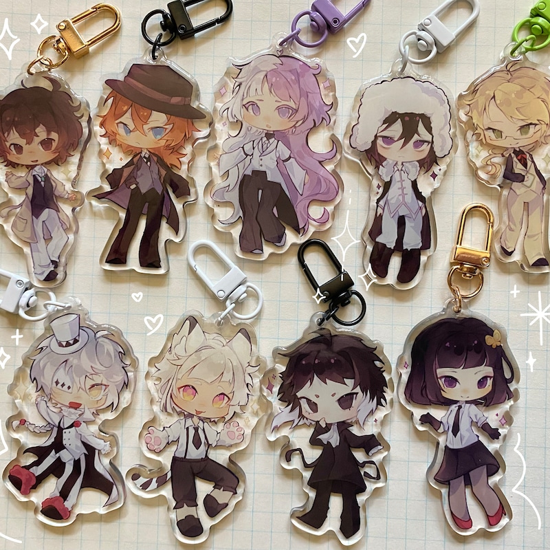 Bungou Stray Dogs Keychain - Etsy