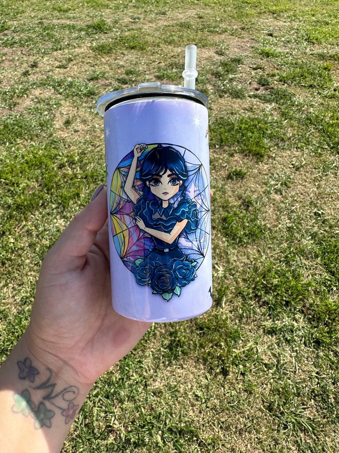 Wednesday Cup, 12 OZ, Tumbler, Spooky, Halloween - Etsy