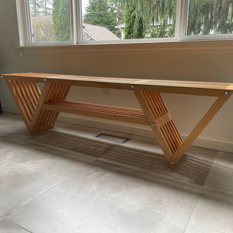 Modern Bench - Etsy