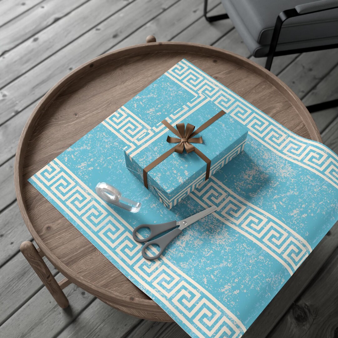 Greek Key / Ancient Greek Deluxe Wrapping Paper (3 Sizes) - Etsy