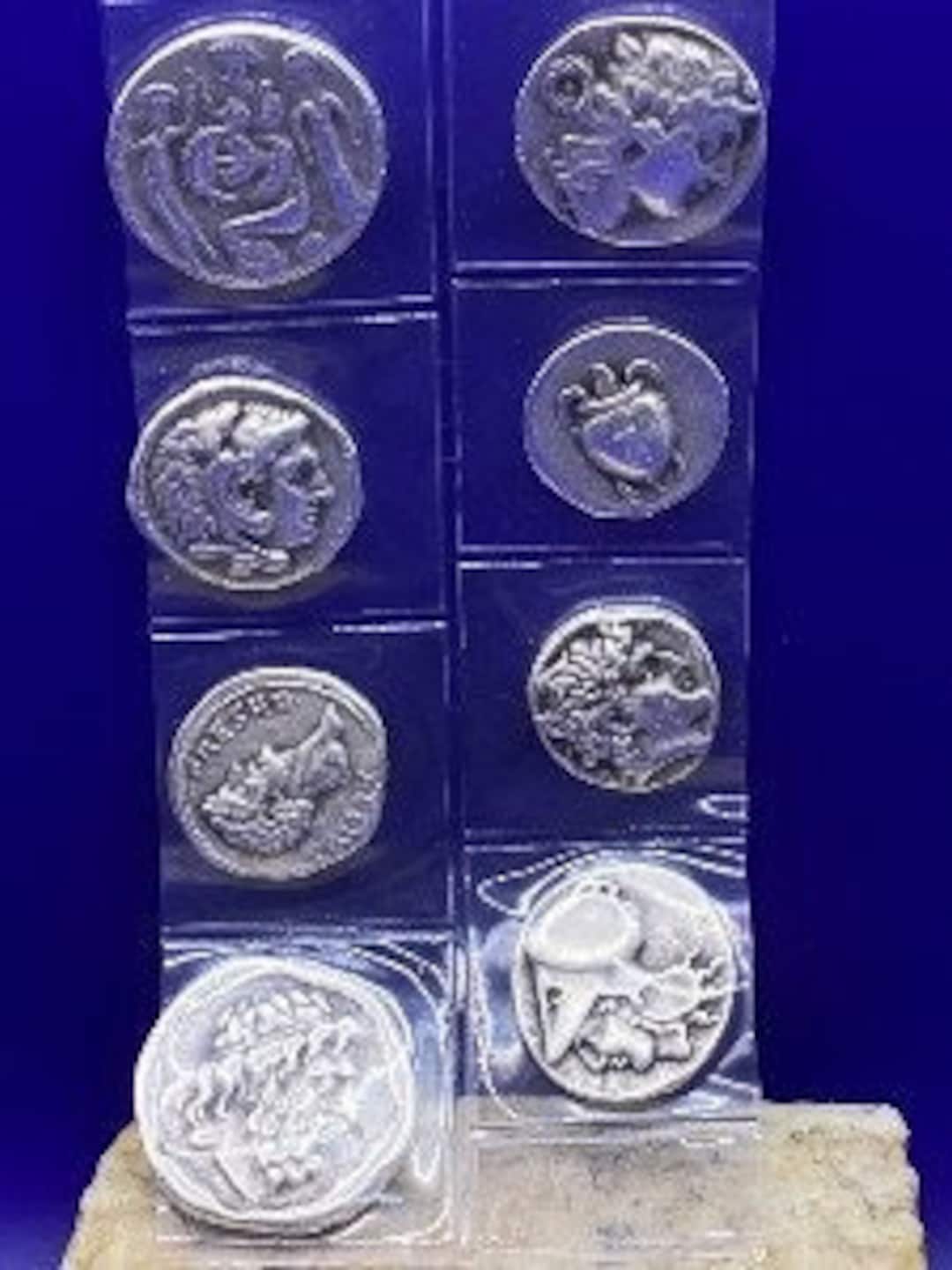 Set of 8 Ancient Greek Coin Replicas - Etsy UK