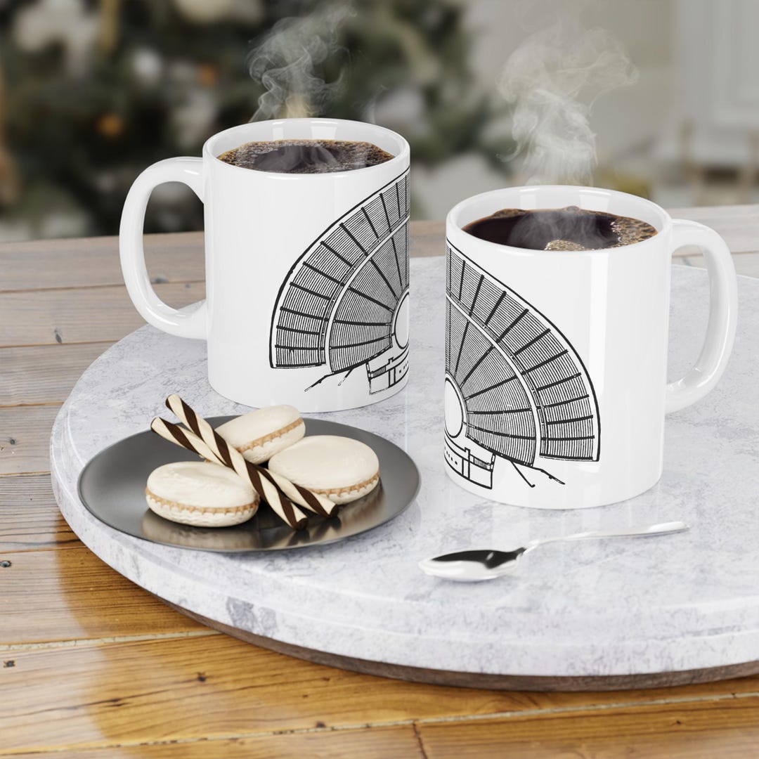 Ancient Greek / Ancient Theatre / Ancient Epidaurus Ceramic Mugs (11oz ...