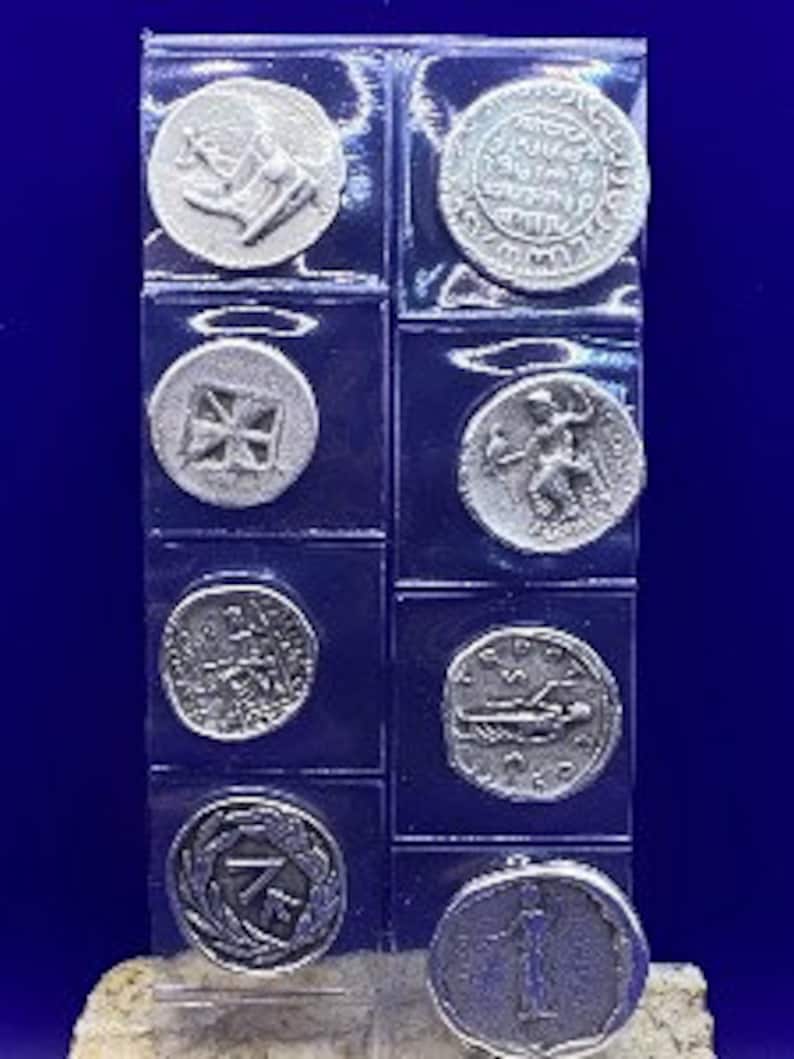 Set of 8 Ancient Greek Coin Replicas - Etsy