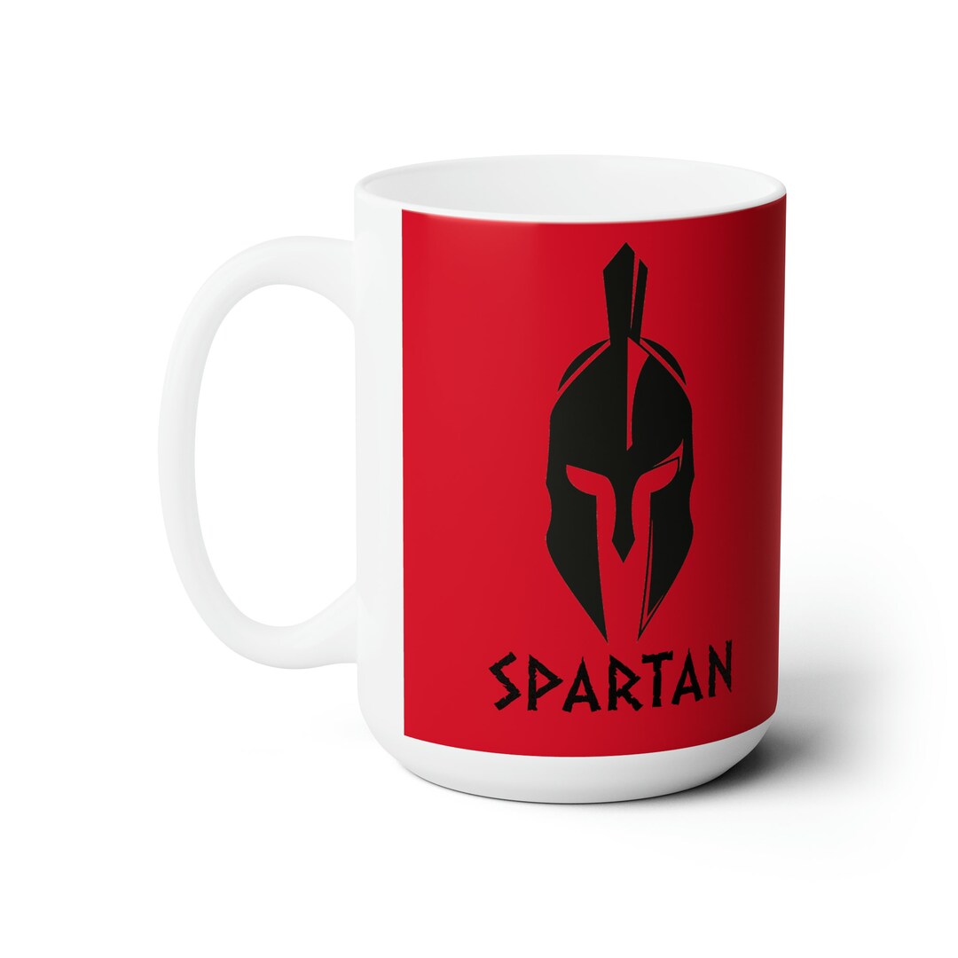Spartan Helmet Mug / Spartan Warrior Creed Mug / 'with Your Shield or ...