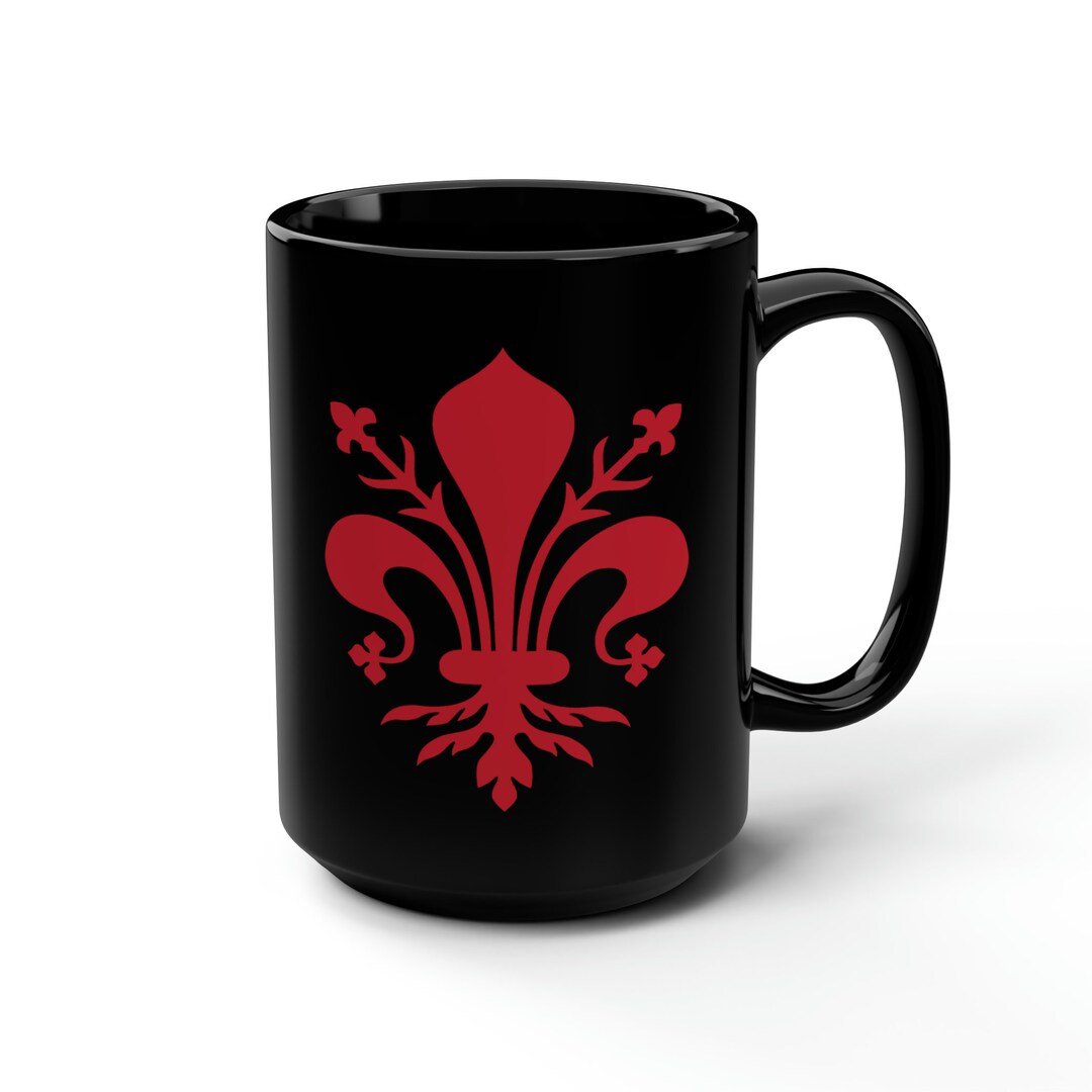 Florentine Iris (giglio Rosso Simbolo Di Firenze) / Medieval Italian ...