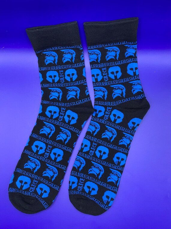 Ancient Greek / Spartan Helmet Socks - Gem