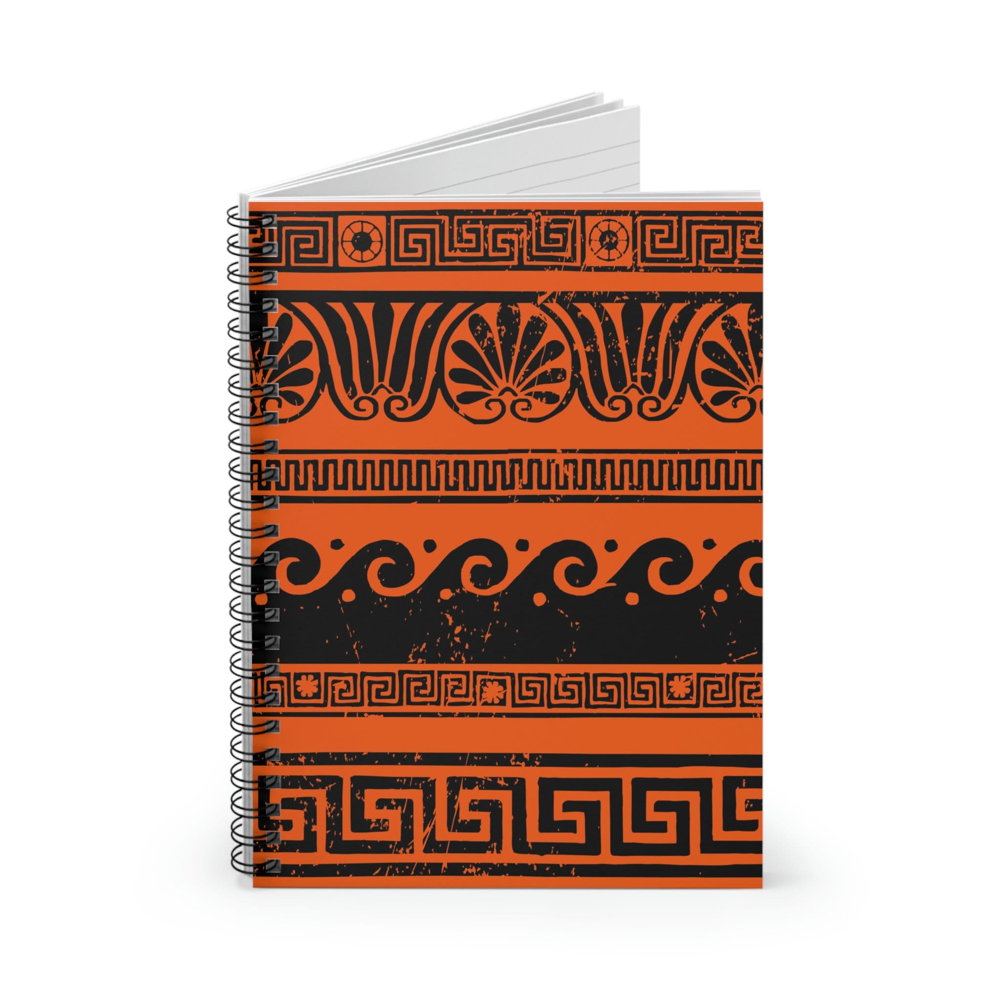 Ancient Greek Design / Greek Vase-inspired Spiral Lined Notebook (118 ...