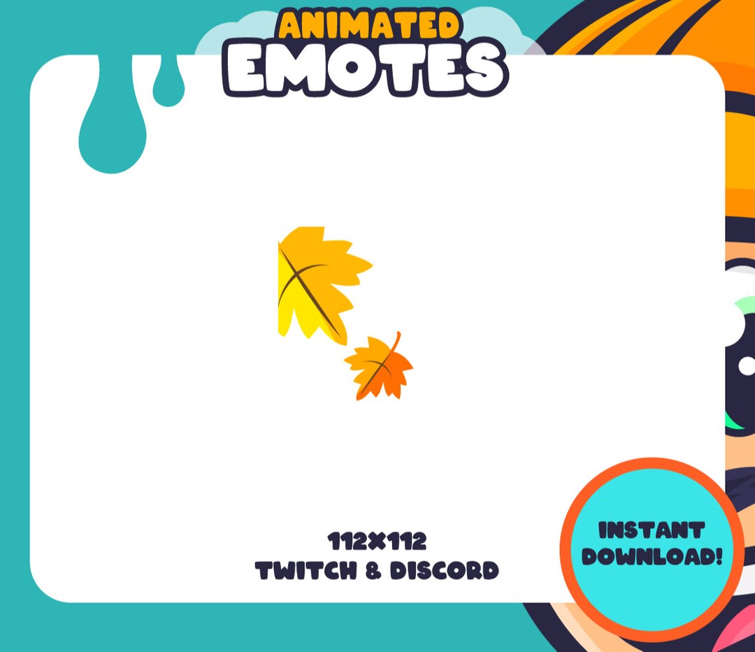 Leaves Falling Fall Animated Emote | for Twitch, Discord and More ...