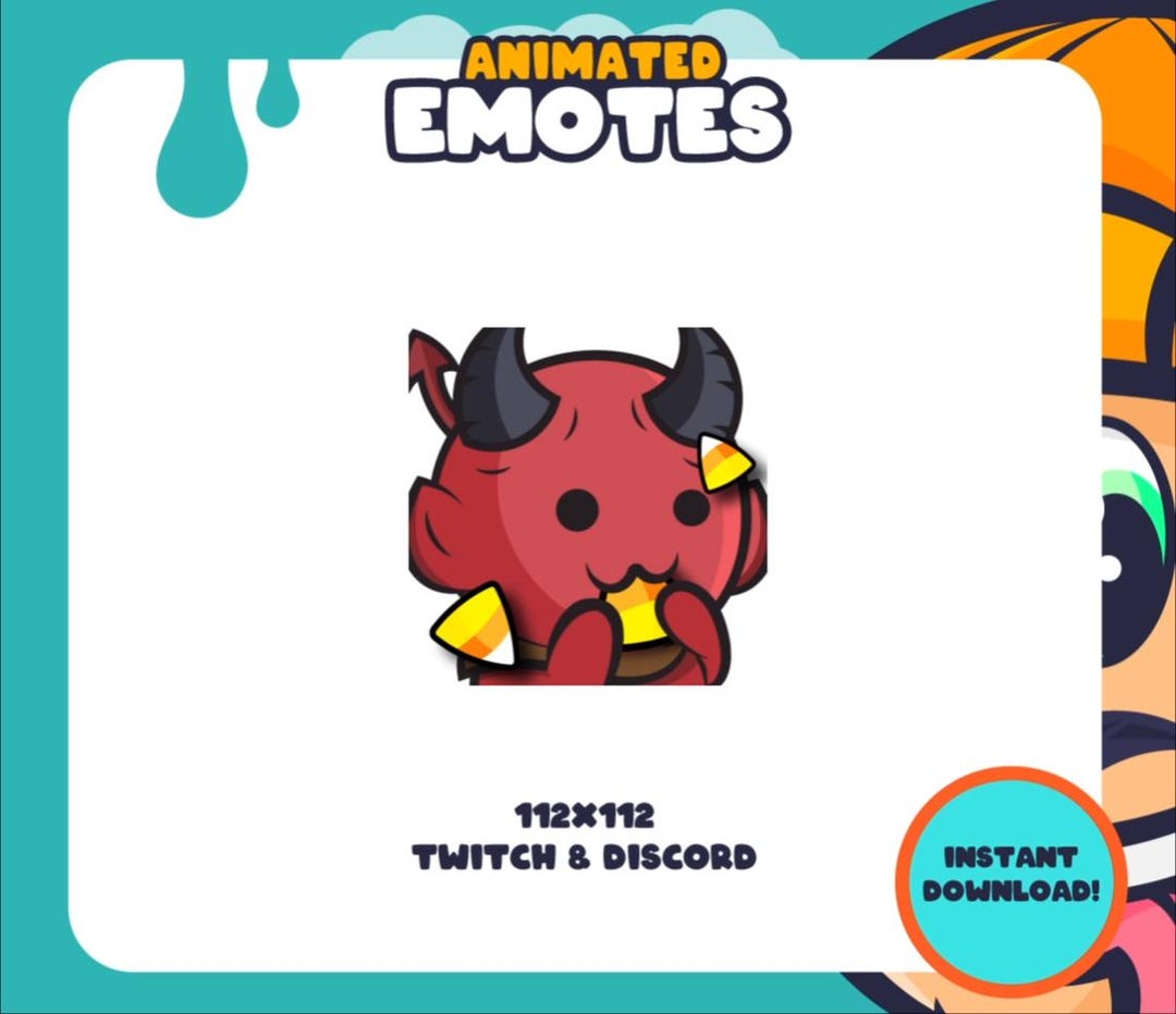 Devil *animated Emote* | Twitch, Discord, Youtube, Tiktok Streaming ...