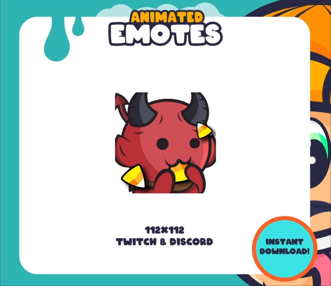 Devil *animated Emote* | Twitch, Discord, Youtube, Tiktok Streaming ...
