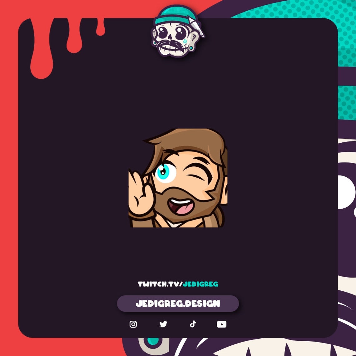 Hello There Animated Emote | for Twitch, Discord and More! | Ben Waving ...