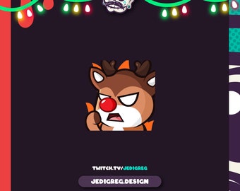 Reindeer Rage *animated Emote* | Twitch, Discord, Youtube, Tiktok ...