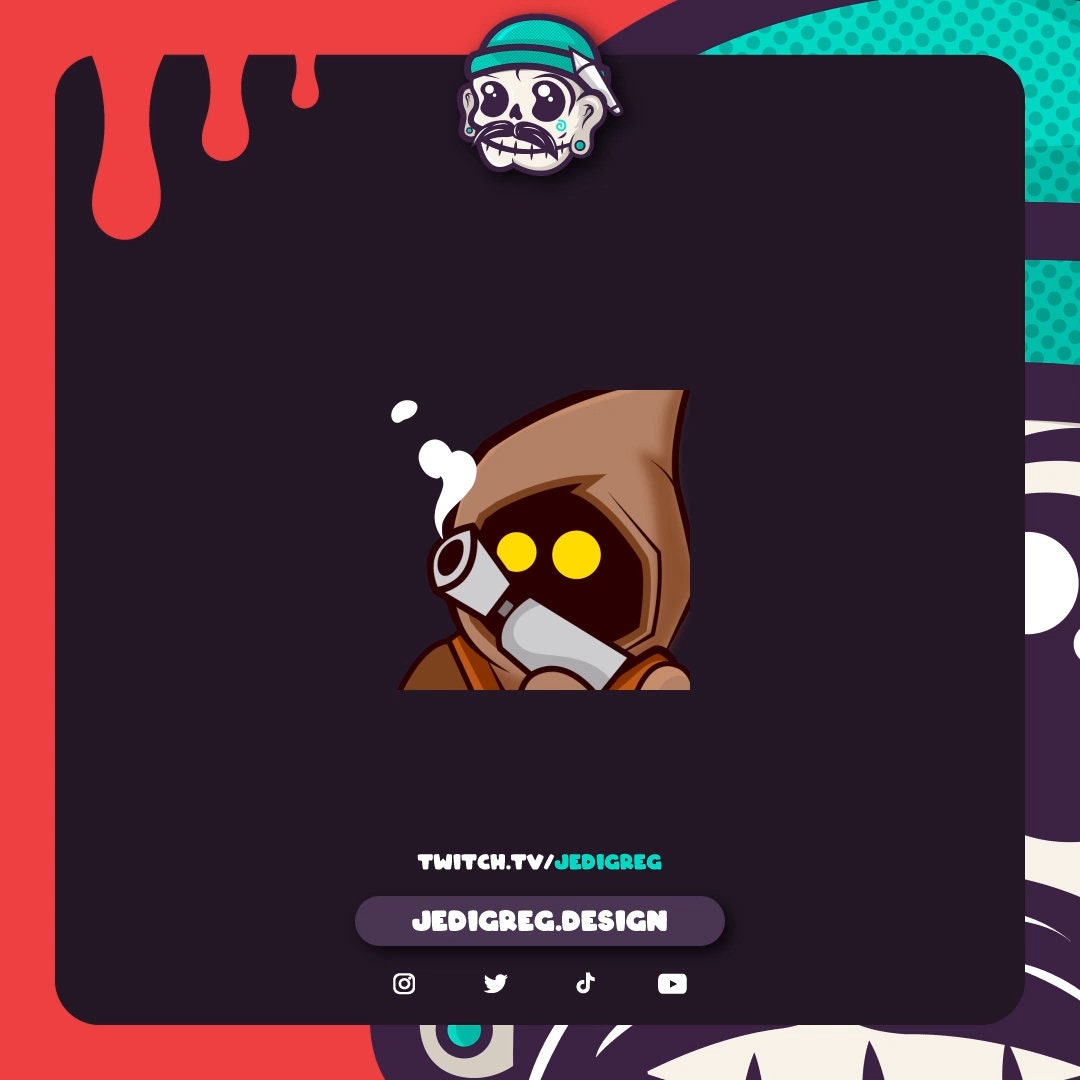 Robed PEW Animated Emote | for Twitch, Discord and More! - Etsy