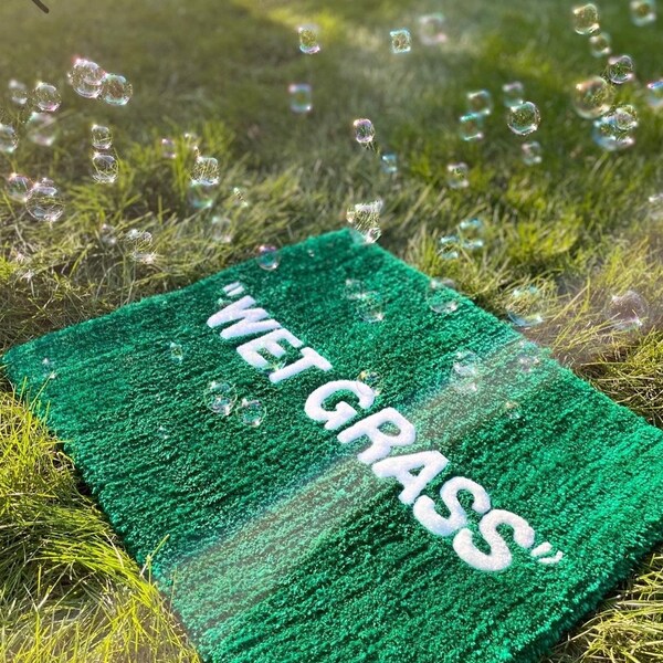 Wet Grass Rug - Etsy