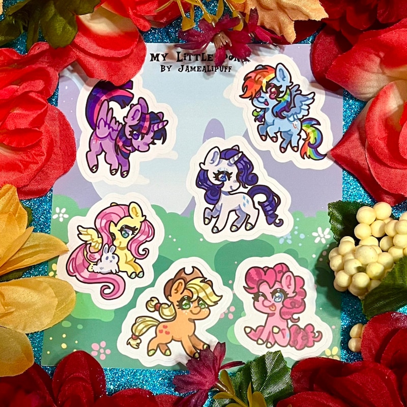 My Little Pony Stickers - Etsy