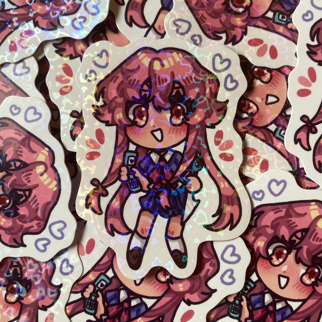 Yuno Gasai Holo Sticker - Etsy