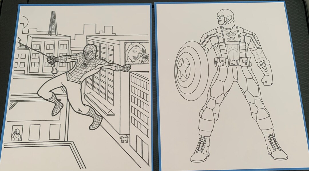 Superhero Colouring Activity Sets, Party Bags, Mini Pencils, Sweets ...