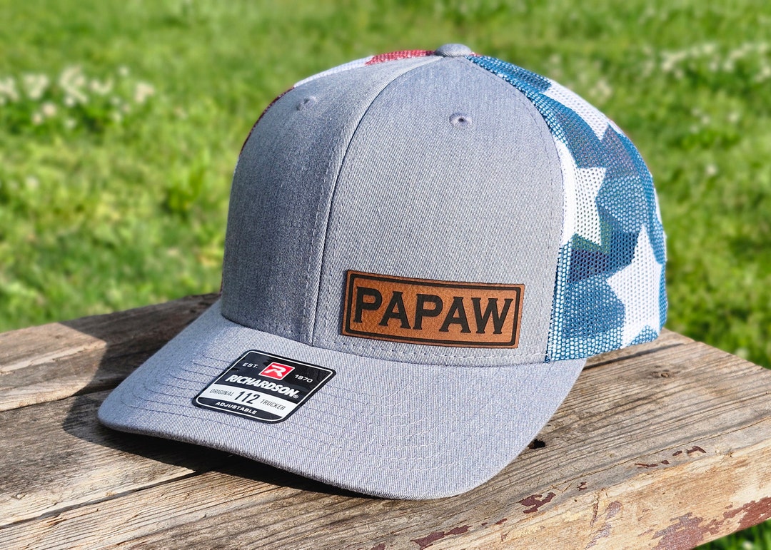 PAPAW Hat, New Papaw Hat, American Flag Hat, Papaw Birthday Gift, Papaw ...