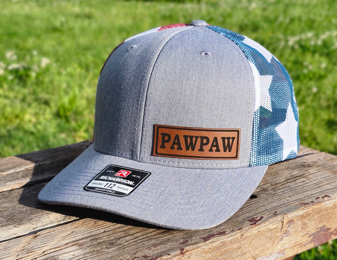 PAWPAW Hat, New Pawpaw Hat, American Flag Hat, Pawpaw Birthday Gift ...
