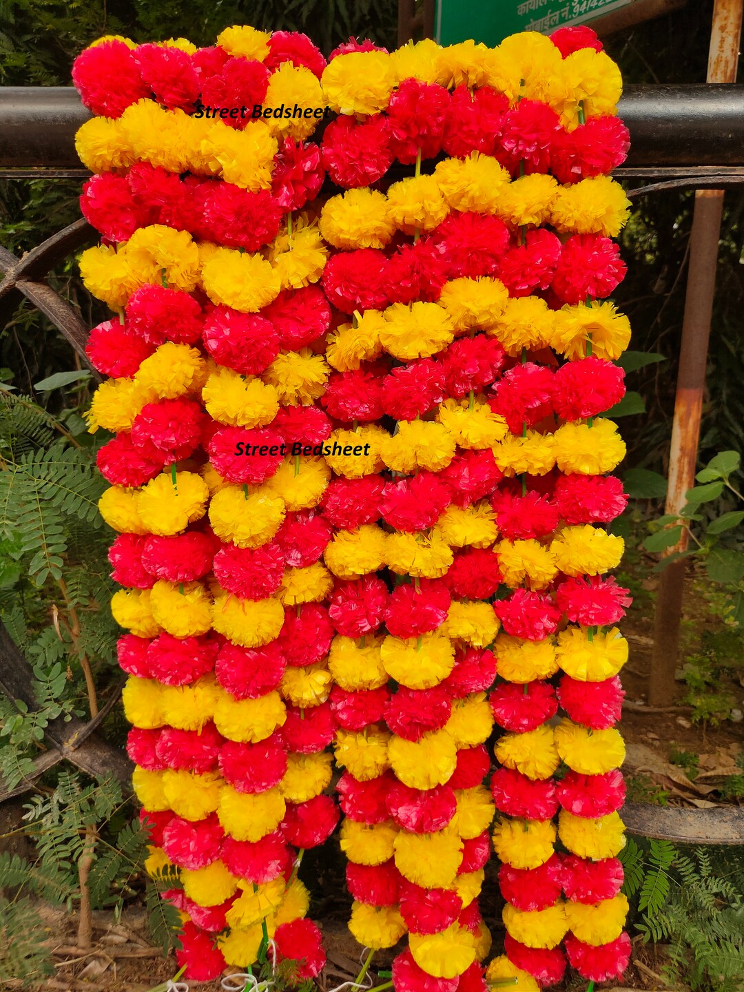 50 Pc SALE ON Indian Marigold Flower Artificial Decorative Deewali ...