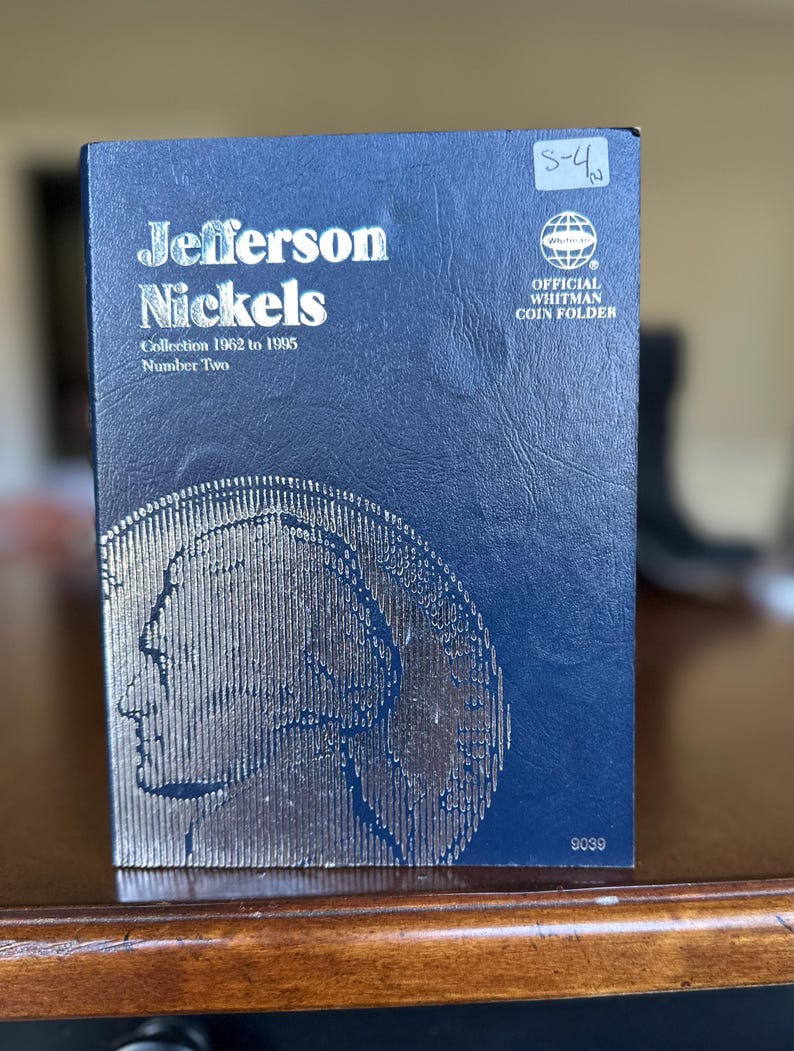 1962-1995 Jefferson Nickels Collection in Official Whitman Coin Folder ...