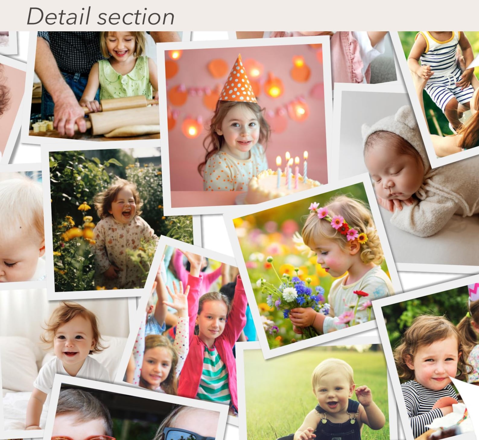 Flower Photo Collage Template: Family, Birthday, Anniversary (canva ...