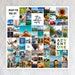 Photo Collage Template, 40x40in & 20x20in Photo Collage Poster Template ...