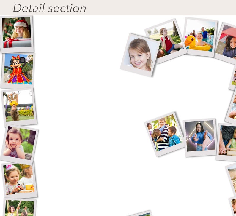 13th Birthday Photo Collage Template: Printable Number 13 (digital ...