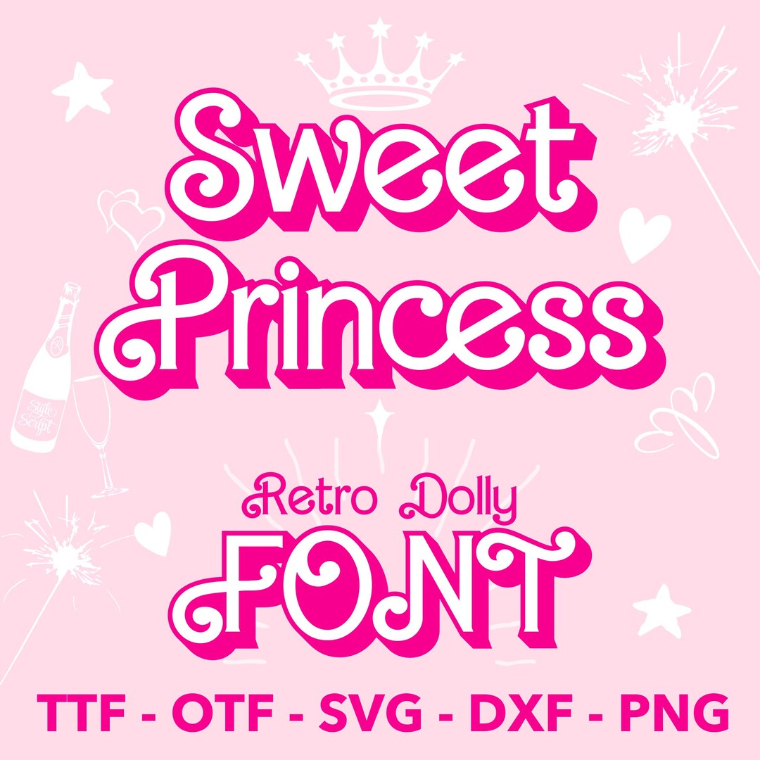 Retro Dolly Font Family: Classic Fonts - Regular, Outline, Shadow ...