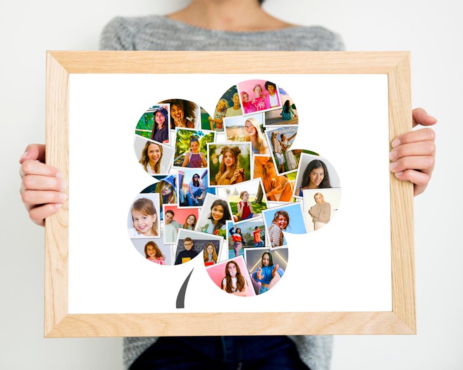 Flower Photo Collage Template: Family, Birthday, Anniversary (canva ...