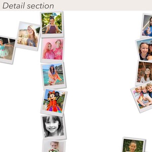 15th Birthday Photo Collage Template: Printable Number 15 (digital ...