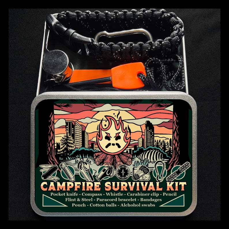 Camping Survival Kit - Outdoor Hiking Toolkit - Etsy