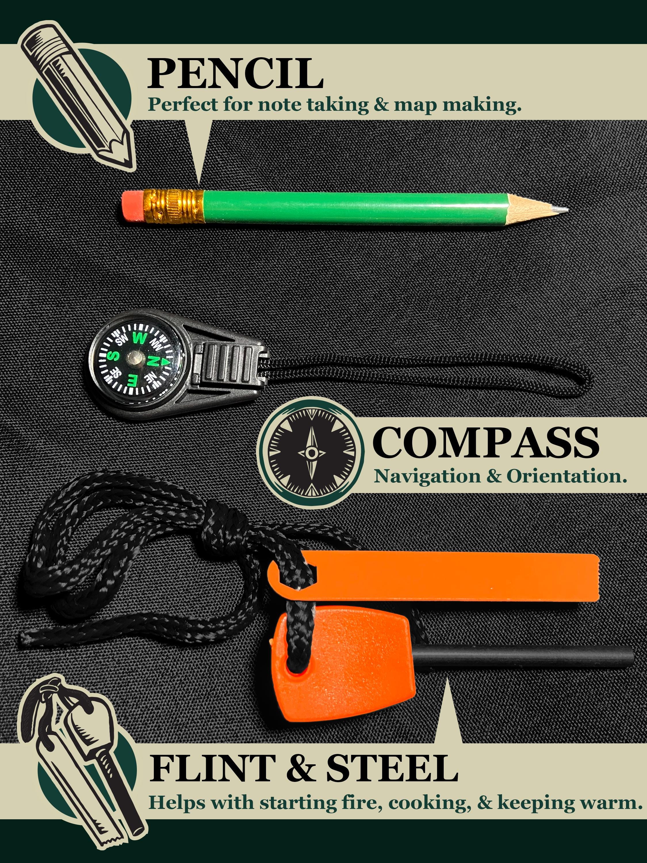 Camping Survival Kit - Outdoor Hiking Toolkit - Etsy