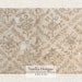 Neutral Floral Vintage Textile on Linen Vintage Pattern Digital Print ...