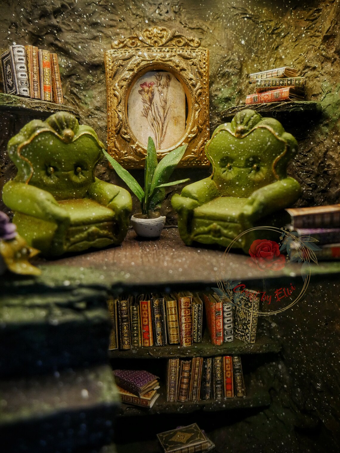 Book Nook Library DIY Kitlibrary in Woodreading - Etsy