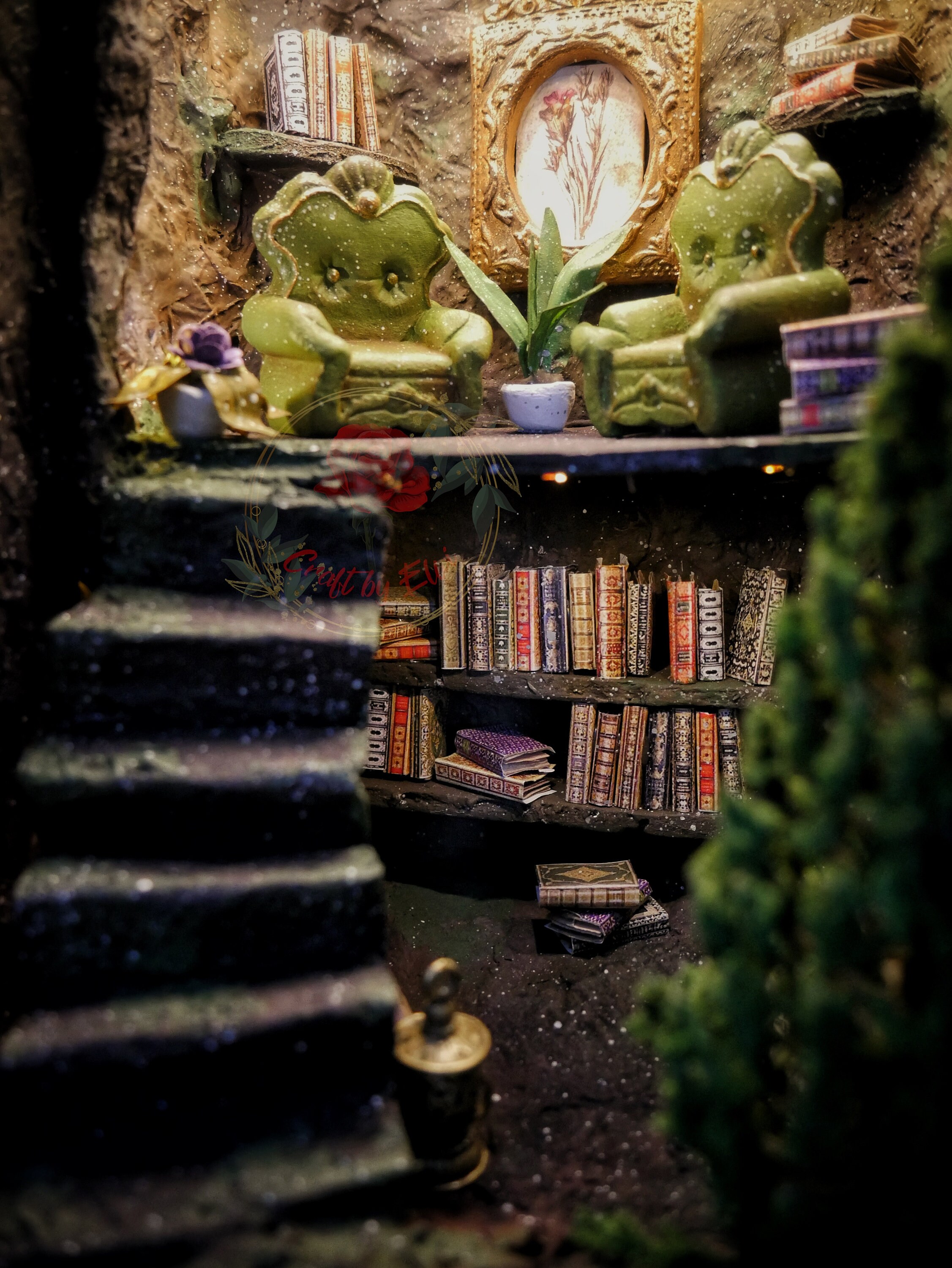 Book Nook Library DIY Kitlibrary in Woodreading - Etsy