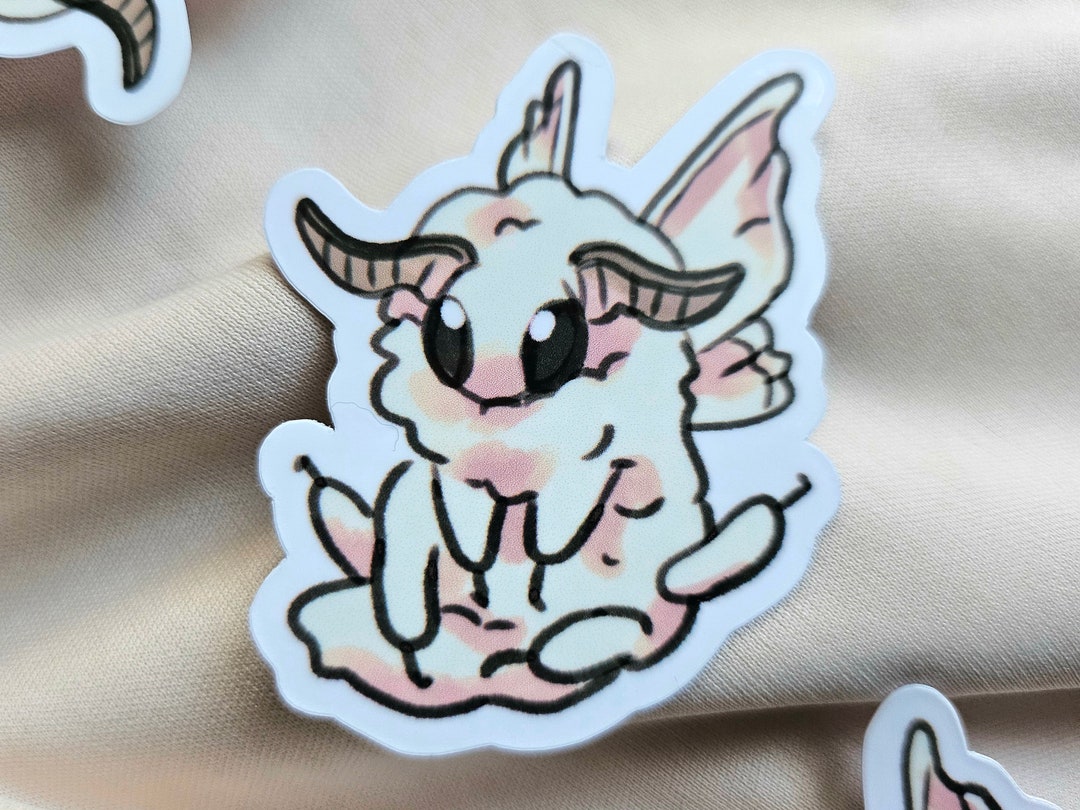 Silk Moth Vinyl Sticker - Etsy