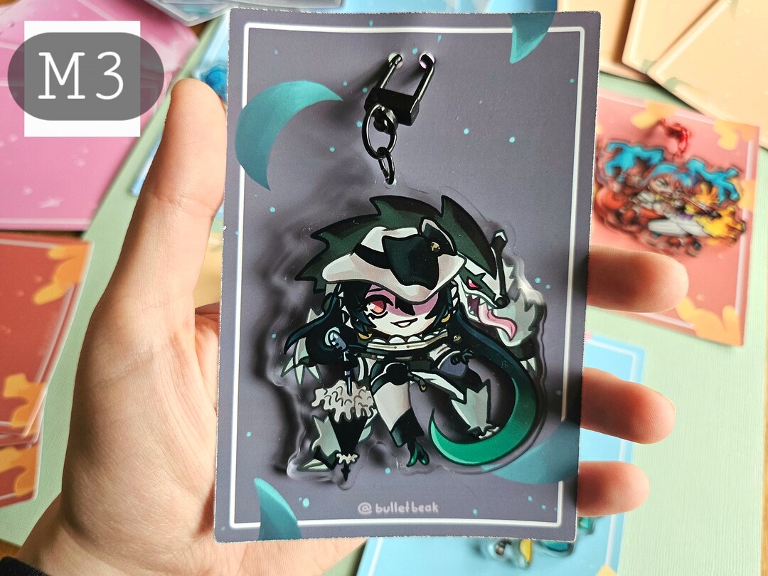 Poke Miku Double Sided Acrylic Keychains - Etsy