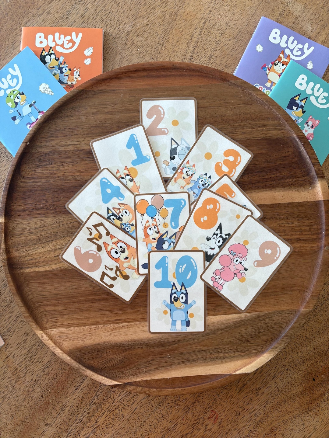 Bluey Flashcards | Toddler Flashcards | Toddler Learning | Bluey - Etsy UK