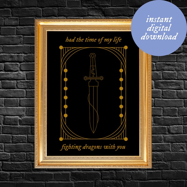 I Had the Time of My Life Fighting Dragons With You Shirt - Etsy