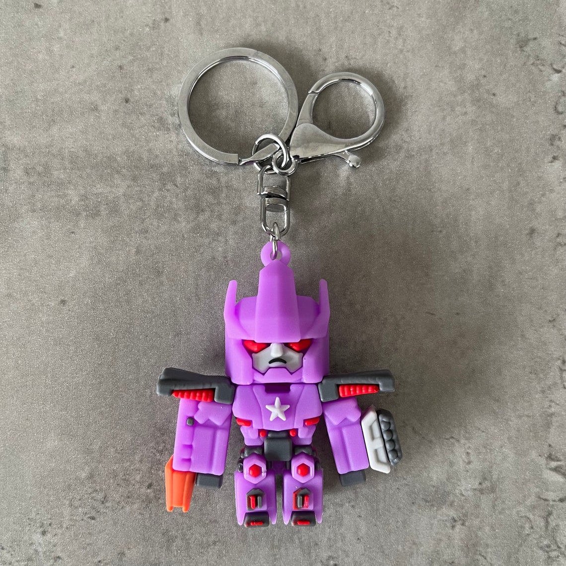 Transformers | 3D Keyring | Blue, Pink, Grey, Purple, Yellow & Red - Etsy