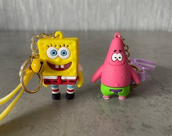 Spongebob Keyring - Etsy