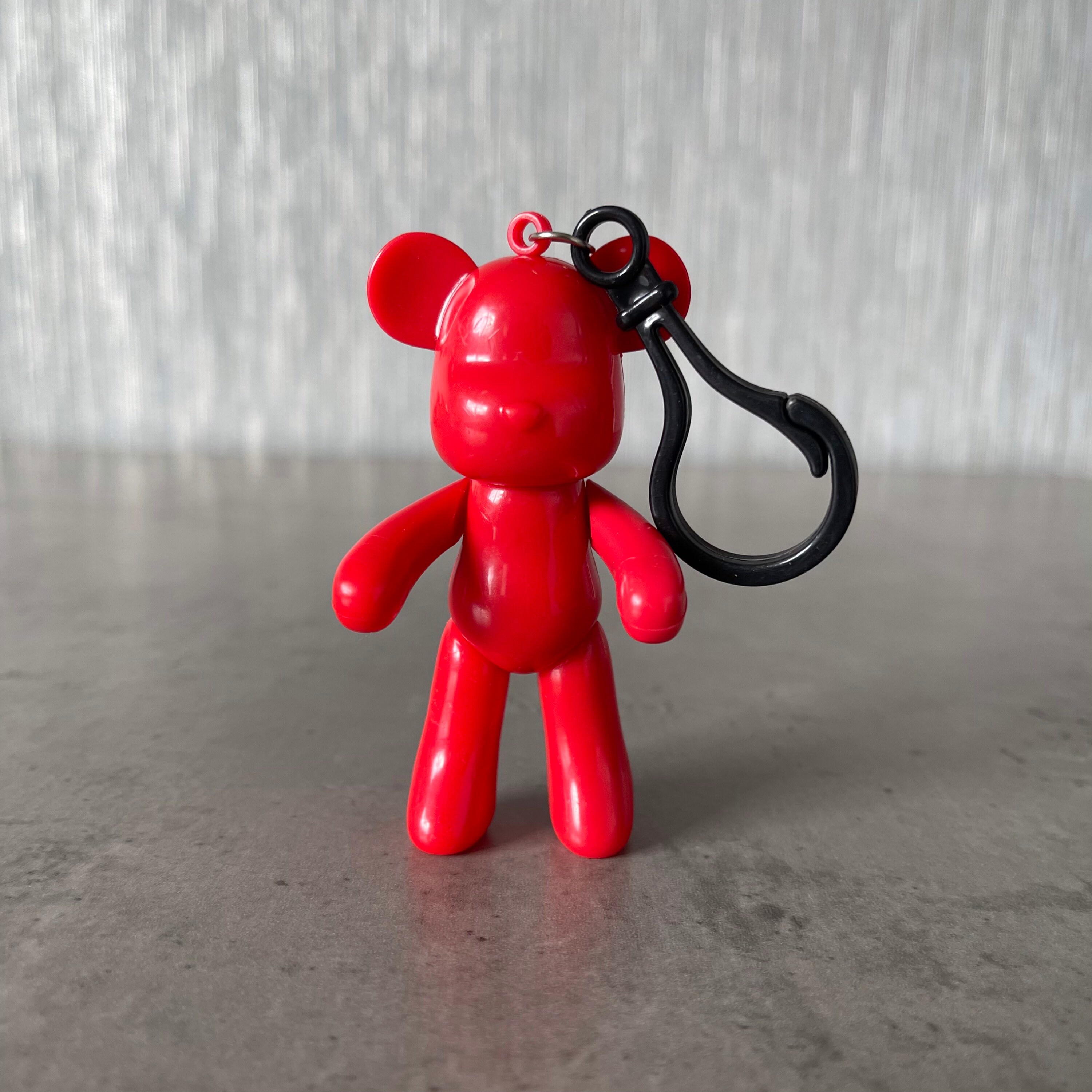 Bearbrick 3D Keyring Black, Red & White - Etsy