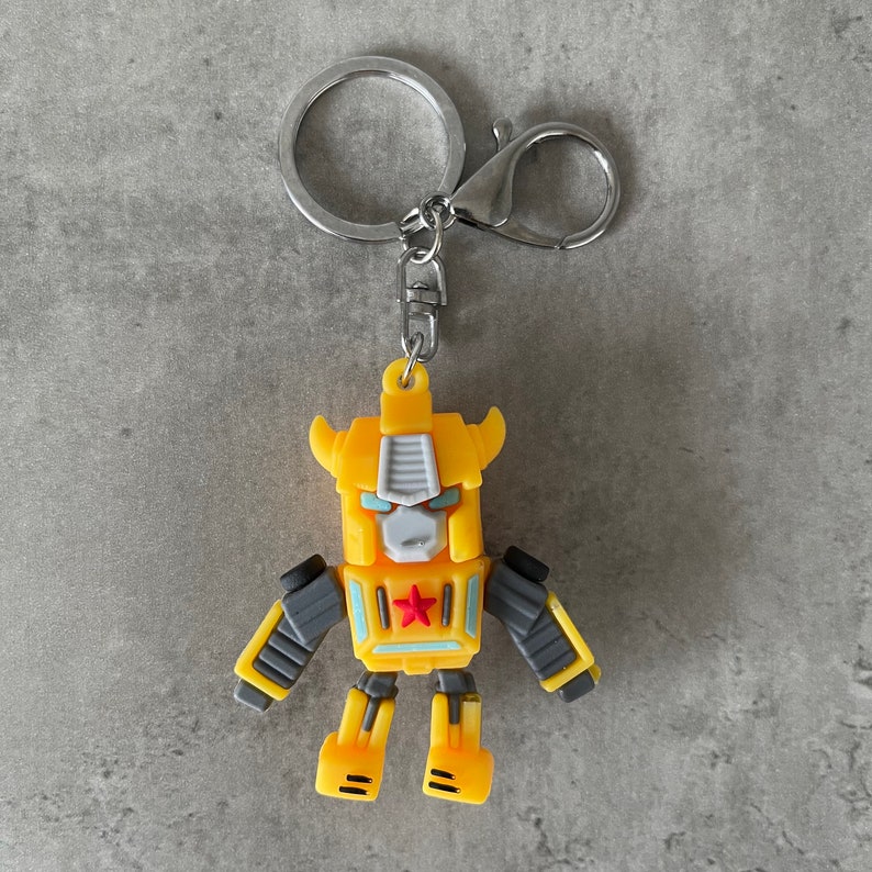 Transformers | 3D Keyring | Blue, Pink, Grey, Purple, Yellow & Red - Etsy